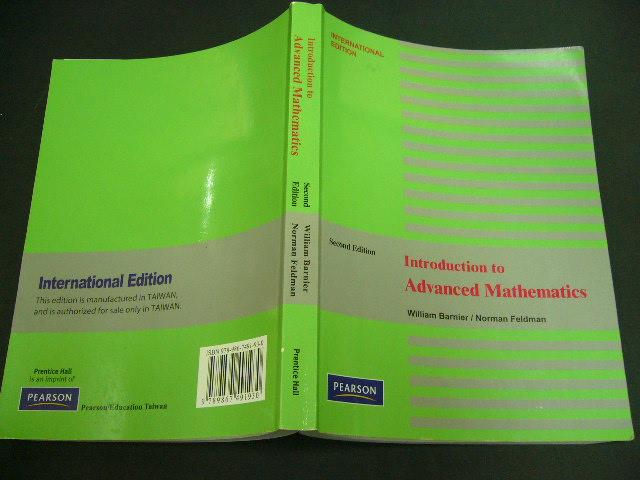 文瑄書坊 INTRODUCTION TO ADVANCED MATHEMATICS 二版 9789867491930 | 露天市集 | 全台最 ...