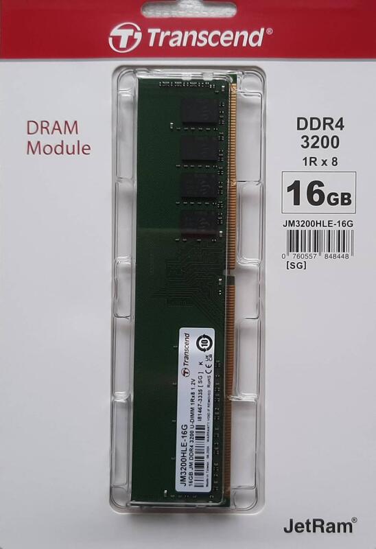 Transcend 創見 16GB JetRam DDR4 3200 桌上型記憶體 (JM3200HLE-16G) | 露天市集 | 全台最大 ...