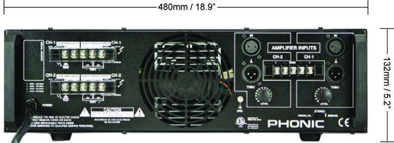PHONIC ICON 700 功率擴大機 PA 擴大器 700W 低阻抗輸出 高阻抗PA100V輸出 | 露天市集 | 全台最大的網路購物市集