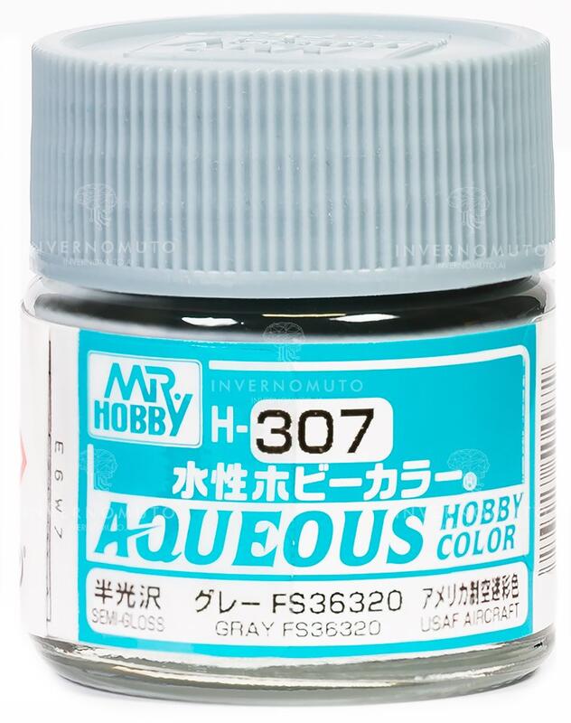 【GUNZE/GSI H307】AQUEOUS 水性 半光澤 模型漆 灰色FS36320美空軍機空優彌彩色 H-307 | 露天市集 | 全台 ...
