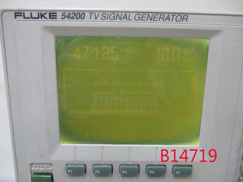 【全冠】FLUKE 54200 電視信號產生器 電視訊號產生器 螢幕有炫光便宜賣(B14719) | 露天市集 | 全台最大的網路購物市集