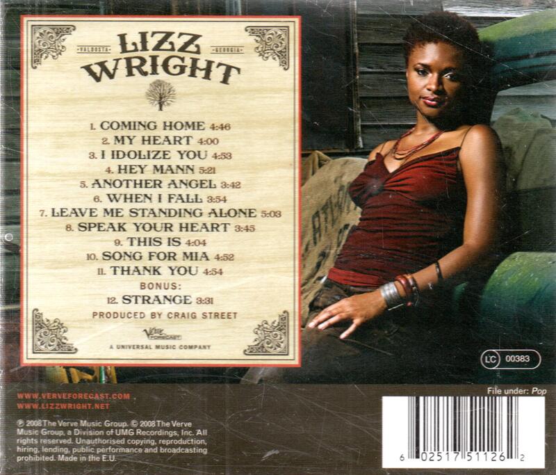 金卡價168 莉茲萊特 美聲天香 LIZ WRIGHT The Orchard 歐版CD 再生工場02 | 露天市集 | 全台最大的網路購物市集