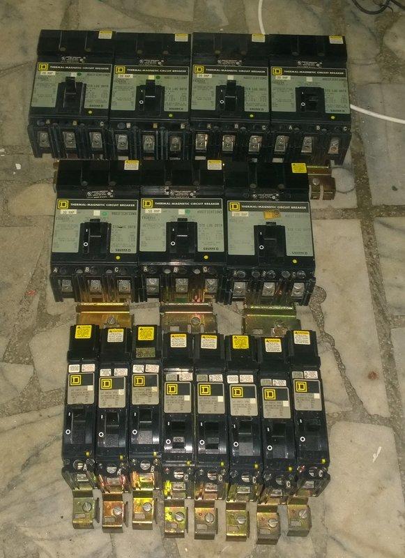 SQ-D I-Line MCCB NFB FH36020,FH36030,FH36050,FH36100,FA14020 | 露天市集 | 全 ...