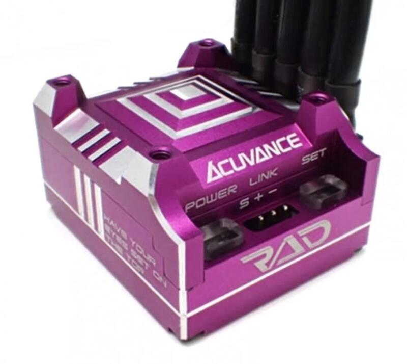 創億RC Acuvance RAD 高階有感無刷電子變速器 (紫色) | 露天市集 | 全台最大的網路購物市集