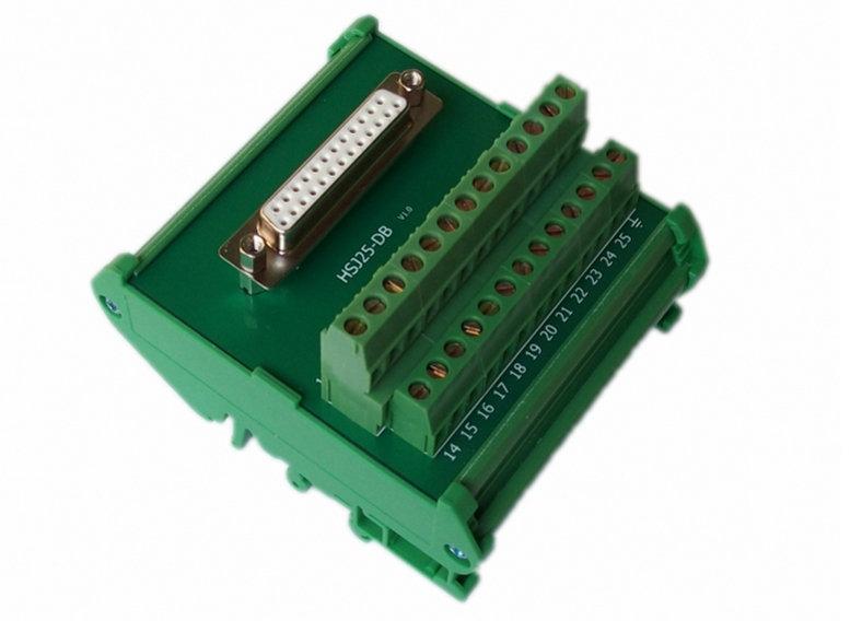 『微嵌電子』㊣ DB25 中繼端子臺 / 轉接板 可選擇公頭、母頭相容ADAM-3925 / 可替代研華ADAM-3925轉接板 | 露天市集 ...