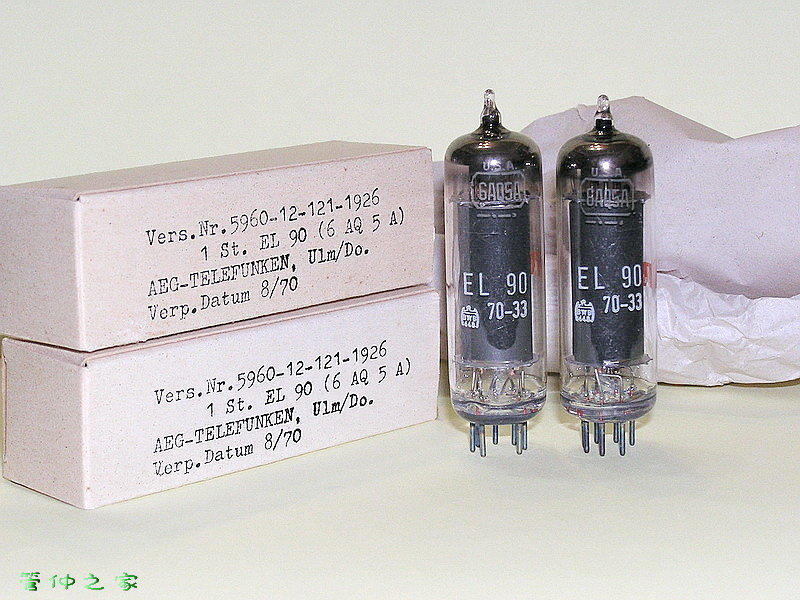 NOS TELEFUNKEN - RCA 6AQ5 A / EL90 小功率對管 ***70's 德國軍規*** | 露天市集 | 全台最大的網路購物市集