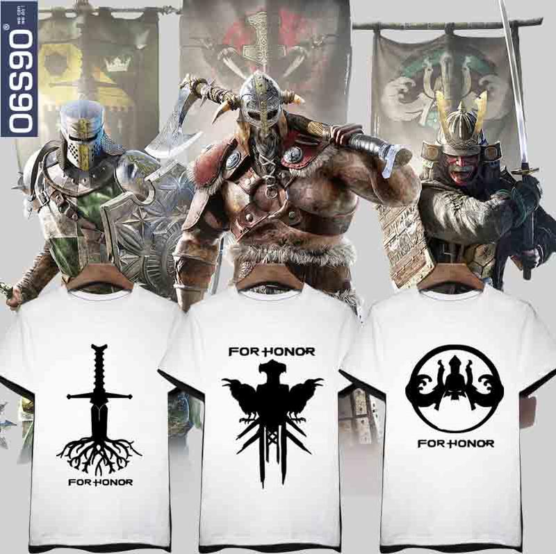 【衣衣服裝】PS4 PC游戲 For Honor周邊衣服 榮耀戰魂 T恤打底衫 男女潮純棉T恤 | 露天市集 | 全台最大的網路購物市集