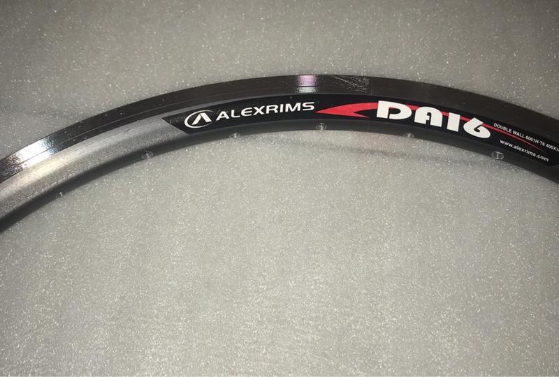 ALEX-rims DA16 20吋鋁框 406框 黑框銀邊 32孔 | 露天市集 | 全台最大的網路購物市集