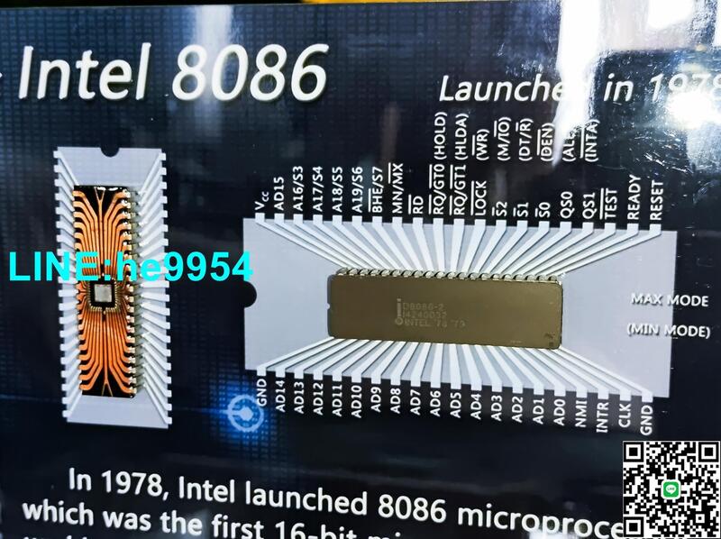 【小楊嚴選】世界第一款x86CPU展示畫框 Intel D8086 + | 露天市集 | 全台最大的網路購物市集