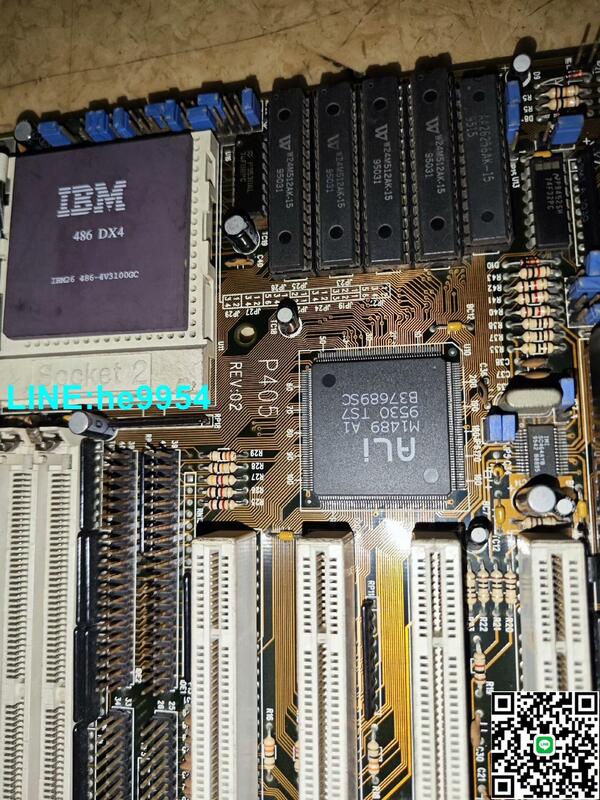 【小楊嚴選】7片同型號P405 古董486主板上IBM 486 DX4 | 露天市集 | 全台最大的網路購物市集