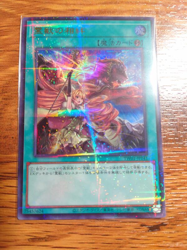 庫拉格の店 遊戲王 日紙 TW01-JP141 靈獸的相絆 (金亮全鑽) | 露天市集 | 全台最大的網路購物市集