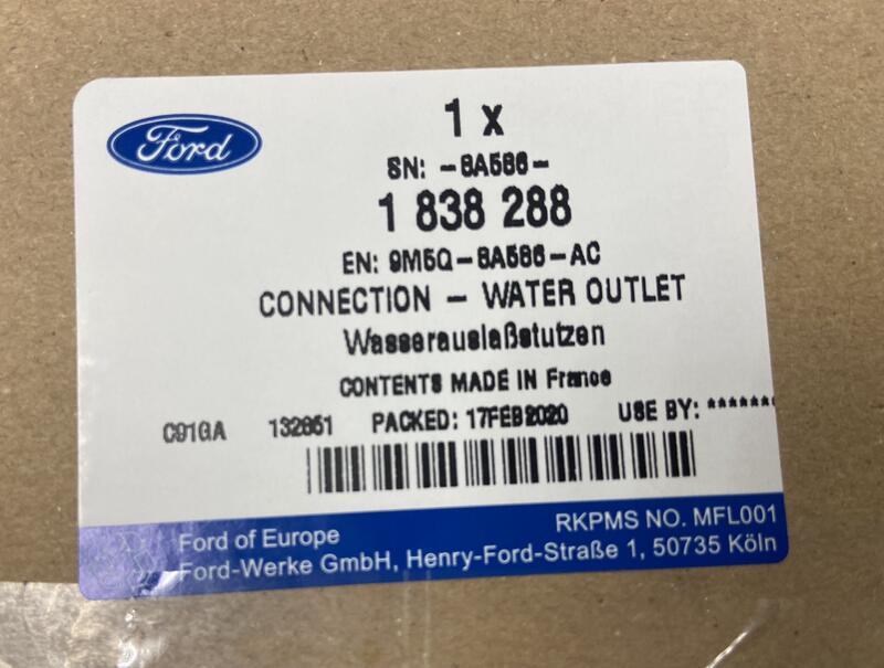 【JT福特原廠貨】FORD FOCUS MK3 MONDEO MK4.5 柴油 歐洲原廠 163P 節溫器 水龜 含座 | 露天市集 | 全台 ...