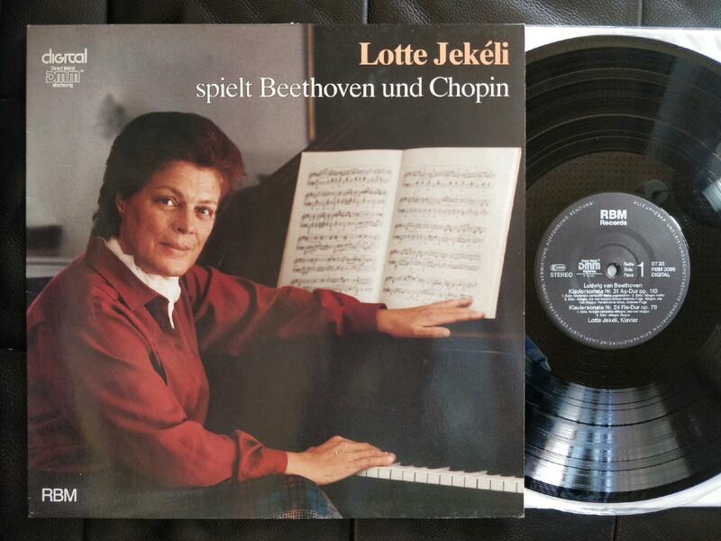 詢價出售『首版LP黑膠』Lotte Jekéli 貝多芬 肖邦 鋼琴作品 德國發燒小廠RBM，立體聲，1986年數字錄 | 露天市集 | 全台 ...
