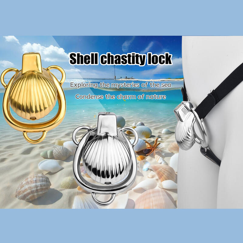 48h出貨丶frrk男用貝殼不鏽鋼金屬籠cb貞操鎖帶導尿陰莖鎖sm禁慾情趣用品 | 露天市集 | 全台最大的網路購物市集