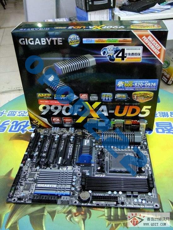 庫存新品 Gigabyte/技嘉 GA-990FXA-UD5 am3 主板 990fx | 露天市集 | 全台最大的網路購物市集
