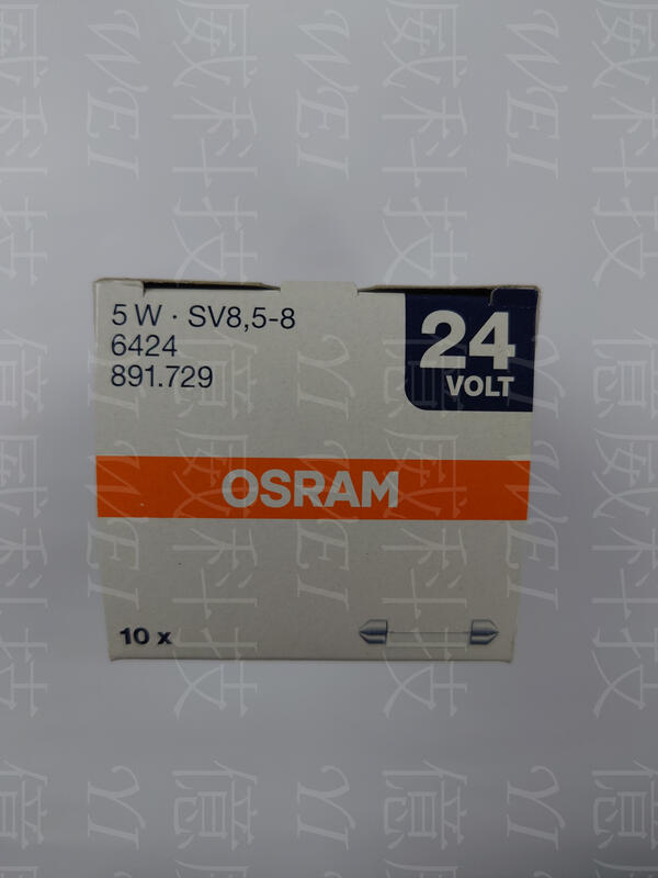 【億威】(6424/義大利製) OSRAM 6424 5W 24V 雙尖型燈泡 | 露天市集 | 全台最大的網路購物市集