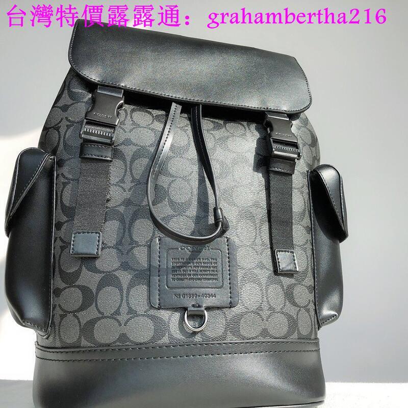 台灣特價Coach 40344 經典老花男士後背包 多功能登山包 容量超大 包型筆挺 潮流時尚 輕鬆出行 | 露天市集 | 全台最大的網路購物市集