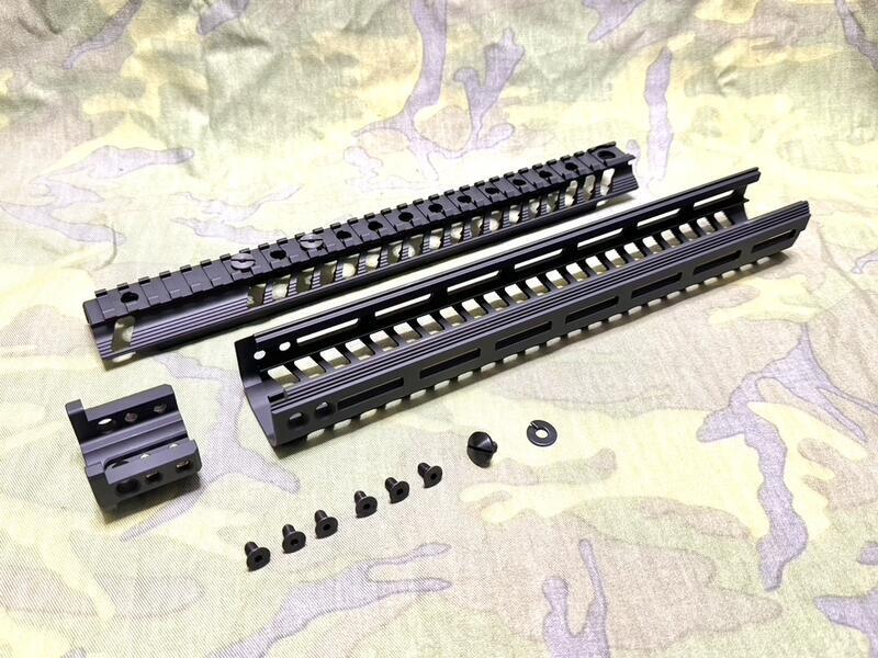 OB 全新 T65K1/K2專用M-lok戰術護手組（鋁合金6061+軍規硬陽）有黑色與深綠色2 售價6500 | 露天市集 | 全台最大的網路購物市集