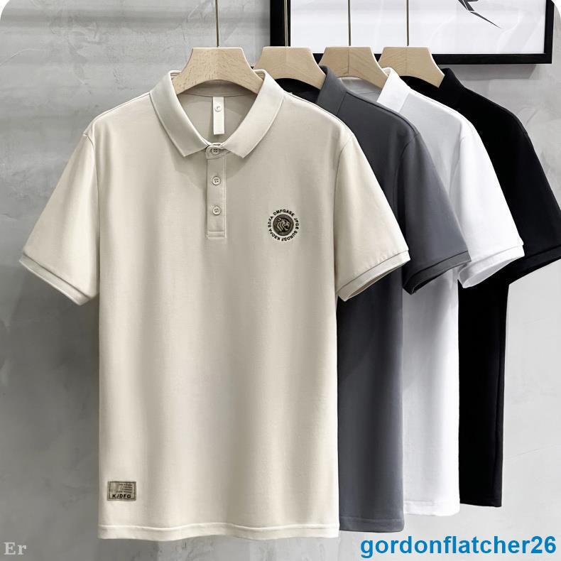撞色刺繡夏季短袖t恤男裝潮牌潮流ins翻領POLO衫簡約半袖 大尺碼短袖POLO衫 商務POLO衫 工作服 短T | 露天市集 | 全台最大的網路購物市集