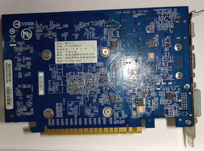 二手良品技嘉GV-N730-2GI GeForce GT730 DDR3 2G 128 bit | 露天市集 | 全台最大的網路購物市集