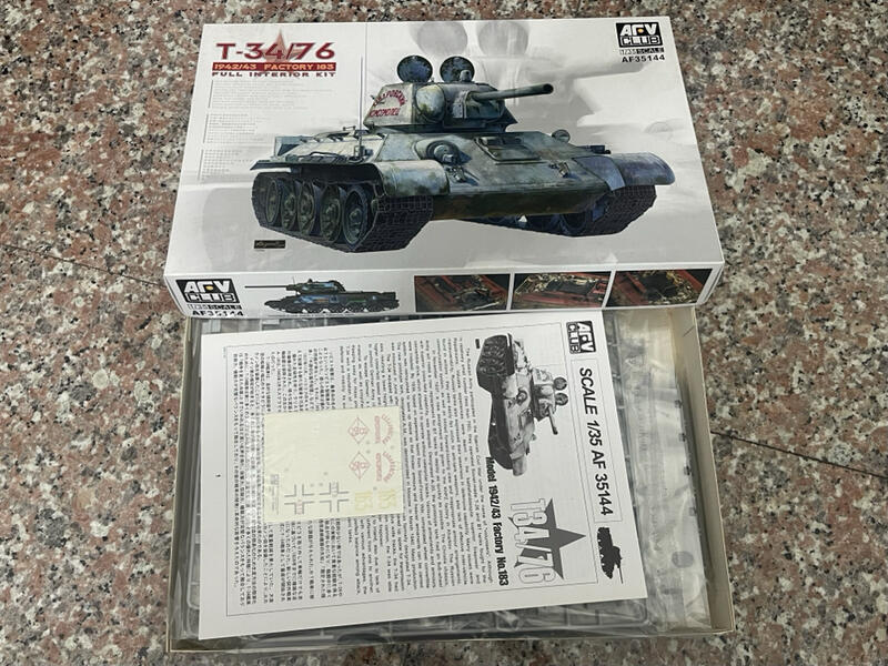 1/35 AFV CLUB T34/76 全內購版本 （AF35144) | 露天市集 | 全台最大的網路購物市集
