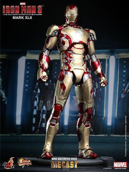 (sp99882131下標)HOT TOYS MMS197D002 鋼鐵人3 MK42 (多附小廠小辣椒MK42頭雕) | 露天市集 | 全台最大的網路購物市集