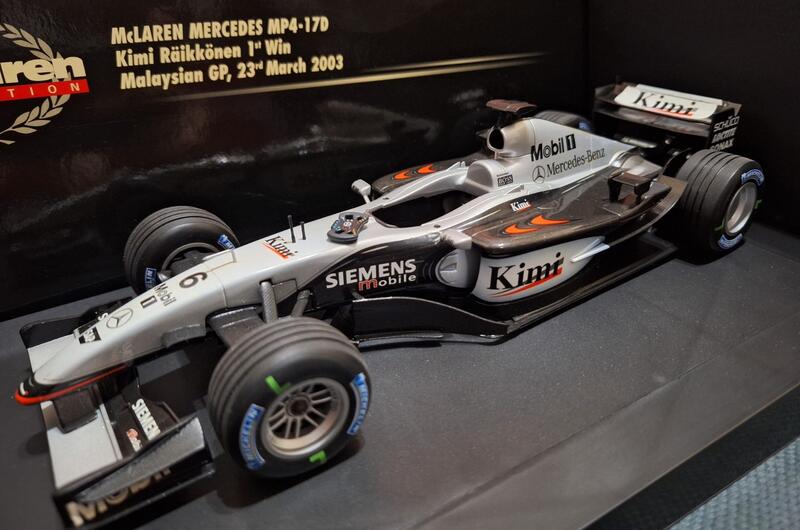 F1 MP4/17D 2003 Kimi Raikkonen 1/18 生涯首勝 | 露天市集 | 全台最大的網路購物市集