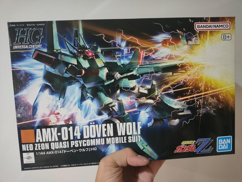 現貨萬代鋼彈ZZ HGUC #173 1/144 杜班烏爾夫 Doven Wolf 杜賓狼 amx-014 飆狼 太空狼 | 露天市集 | 全 ...