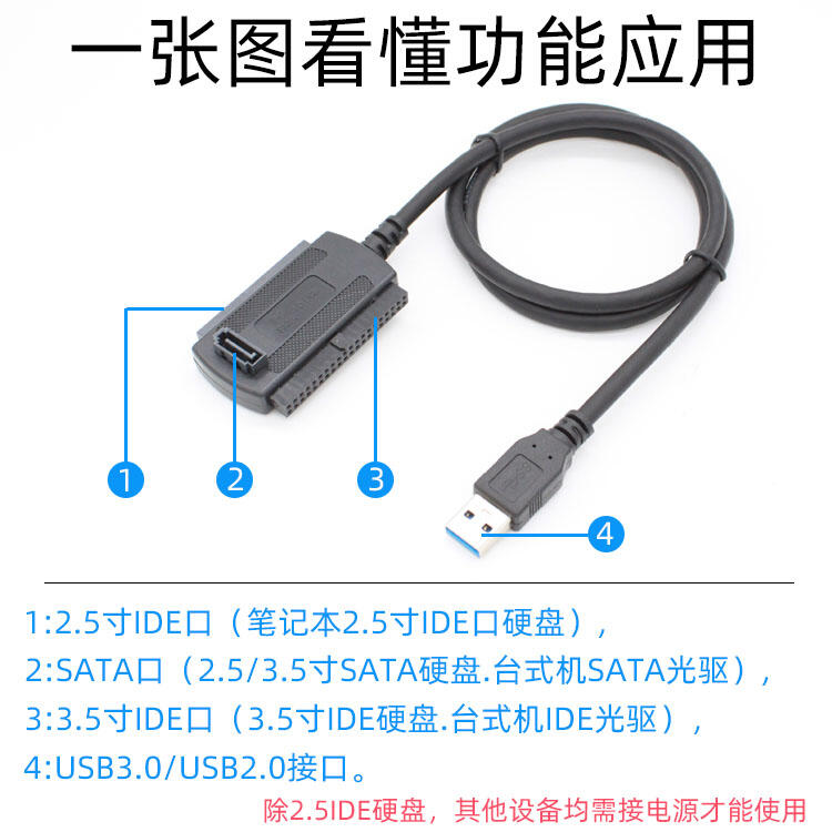 USB轉IDE硬盤USB轉SATA轉換轉接器串口並口光驅易驅線外【Pizza】 | 露天市集 | 全台最大的網路購物市集