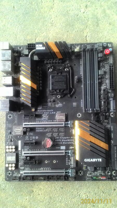 技嘉 GIGABYTE GA-Z170X-UD5 TH LGA1151 主機板 良品 | 露天市集 | 全台最大的網路購物市集