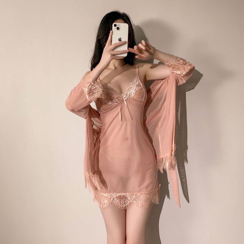 ├FUNYUE┤性感吊帶睡衣蕾絲誘惑透視女大碼透視性感激情誘惑吊帶性感睡裙情趣內衣套裝MYJ003 | 露天市集 | 全台最大的網路購物市集