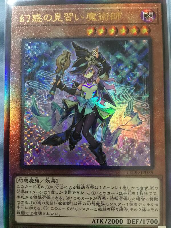 *琉璃獸* 遊戲王 LEDE-JP029 幻惑的見習魔術師 (金亮/浮雕) | 露天市集 | 全台最大的網路購物市集