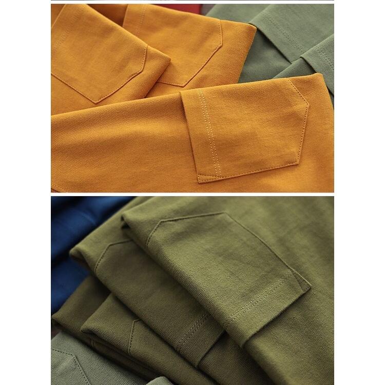 【JDUDS】大口袋寬版T恤 寬鬆T恤 T恤 短T 素T 口袋T 落肩 五分袖 | 露天市集 | 全台最大的網路購物市集