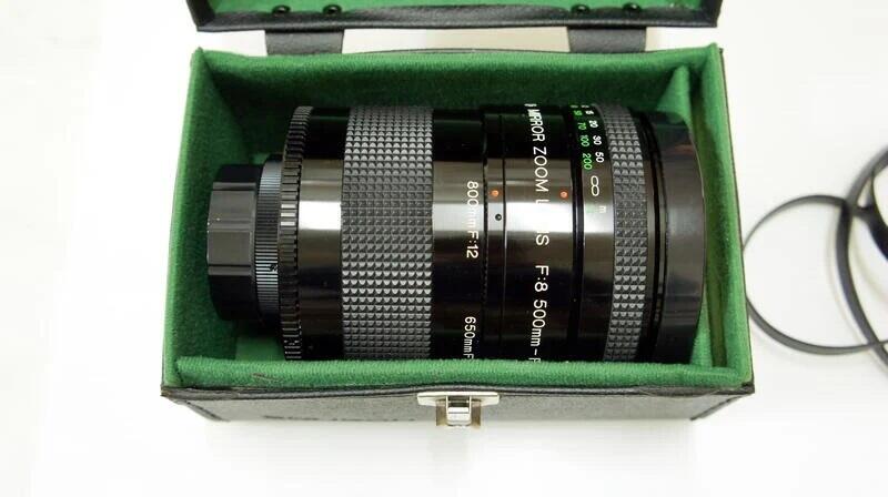 【罕見的變焦反射望遠鏡】 Soligor 500-800mm F8-12 T2 接環 含皮盒 | 露天市集 | 全台最大的網路購物市集