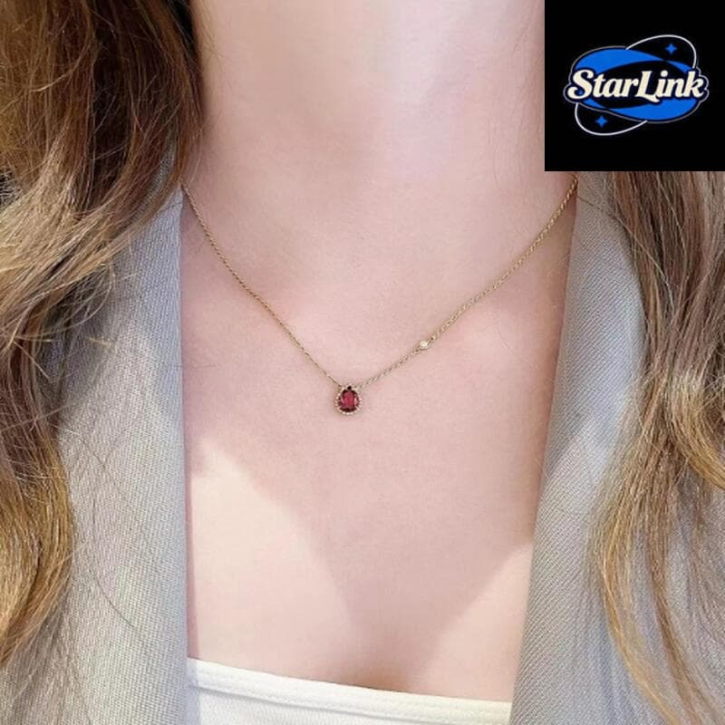 賣波西米亞水滴項鏈系列鑽石黃金色吊墜海洋之星項鏈記者超小型款 | 露天市集 | 全台最大的網路購物市集