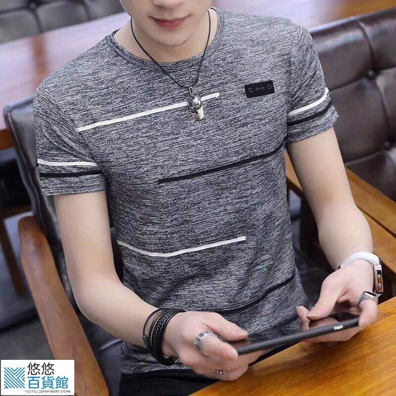 M-9XL 休閒T恤 寬鬆T恤 大碼T恤 短袖T恤 男士冰絲短袖T恤圓領上衣夏季韓版潮流半袖t加肥大碼胖子體恤 | 露天市集 | 全台最大的網路購物市集