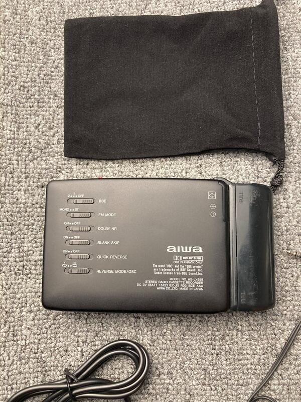 【千代】aiwa愛華磁帶機隨身聽HS-JX959，成色看圖，正面被皮 | 露天市集 | 全台最大的網路購物市集
