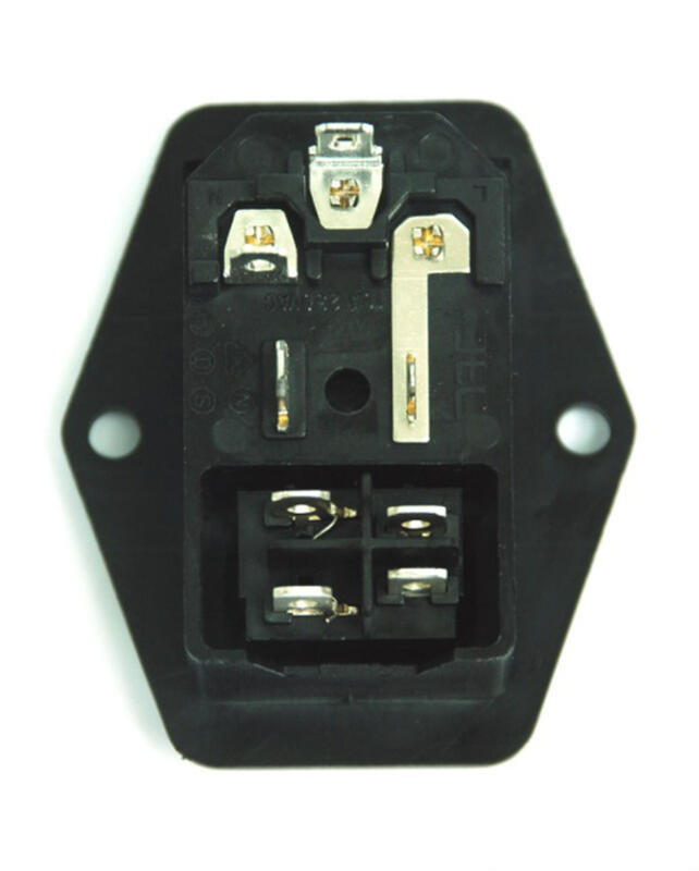 AC 電源輸入座 JR-101-1FR 含保險絲座 開關 JEC AC IEC Fused Inlet Socket | 露天市集 | 全台最 ...