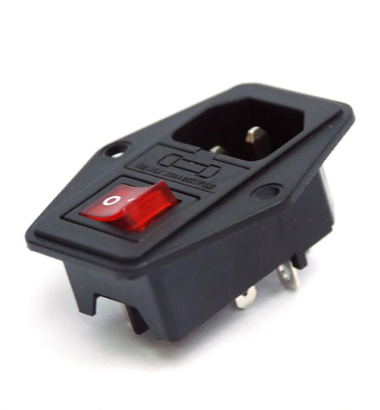 AC 電源輸入座 JR-101-1FR 含保險絲座 開關 JEC AC IEC Fused Inlet Socket | 露天市集 | 全台最 ...