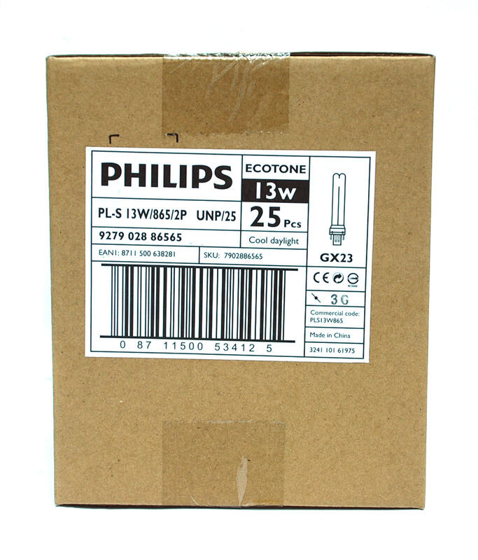 PHILIPS PL 13W 飛利浦 燈泡 PL-S 2P 13W 865 820lm 6500K 白光 晝光 | 露天市集 | 全台最大的網路購物市集