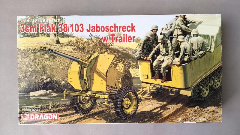 _ DRAGON 1/35 6353 3cm Flak 38/103 Jaboschreck w/Traile | 露天市集 | 全台最大的 ...
