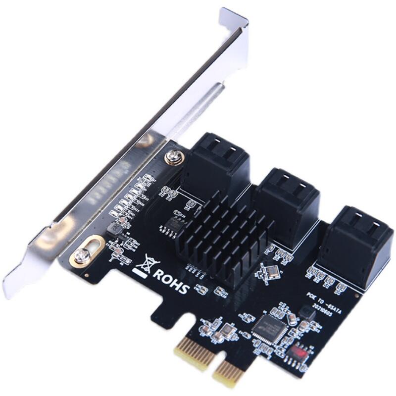 ASMedia ASM1061 PCIe x1轉6埠 SATA 3 擴充卡 | 露天市集 | 全台最大的網路購物市集