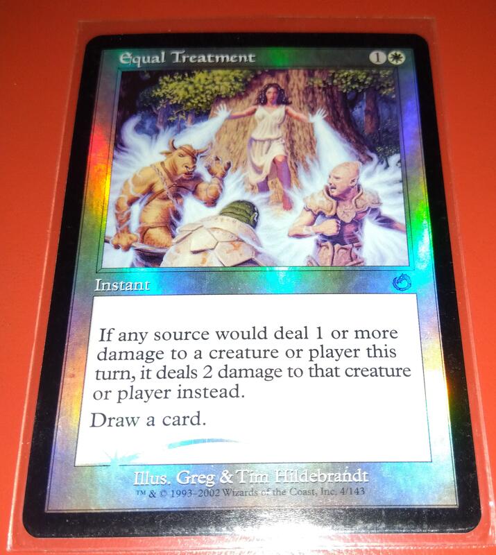 英文 FOIL Equal Treatment 1張 2002 TORMENT 絕境 女圖? MTG Magic | 露天市集 | 全台最大的網路購物市集