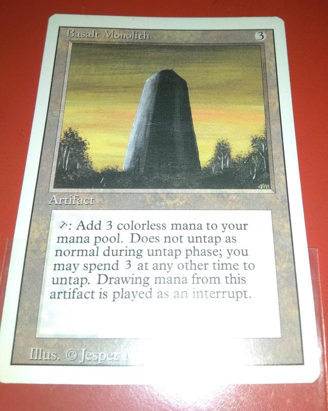 Basalt Monolith 1張 英文 MTG Magic BAD | 露天市集 | 全台最大的網路購物市集