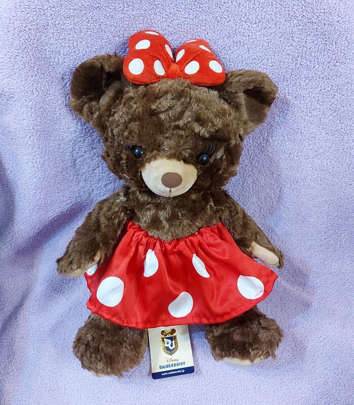 全新 日本迪士尼商店 大學熊初代米妮玩偶s號 unibearsity深色布丁絨毛娃娃 unibear公仔擺飾disney | 露天市集 | 全 ...