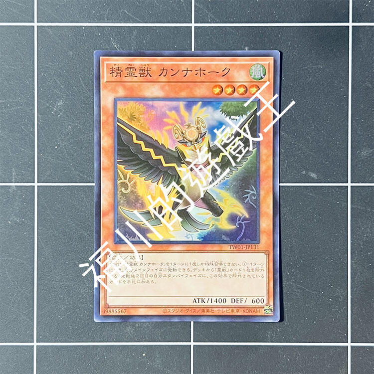 福川的遊戲王 TW01-JP131 精靈獸 雷鷹 普卡（韓） | 露天市集 | 全台最大的網路購物市集