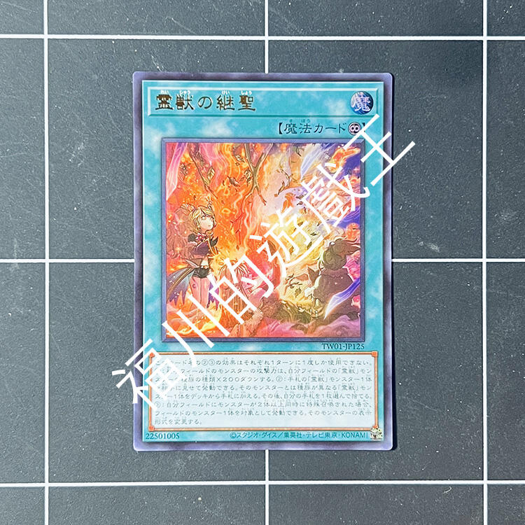 福川的遊戲王 TW01-JP125 靈獸的繼聖 金亮（韓） | 露天市集 | 全台最大的網路購物市集