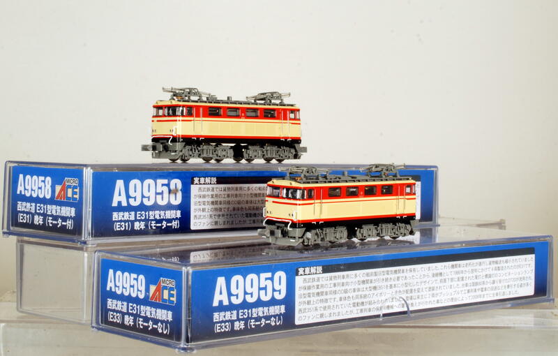 【Micro ACE】A9958+A9959 西武鉄道 E31型電気機関車(E31+E33) 重連 | 露天市集 | 全台最大的網路購物市集