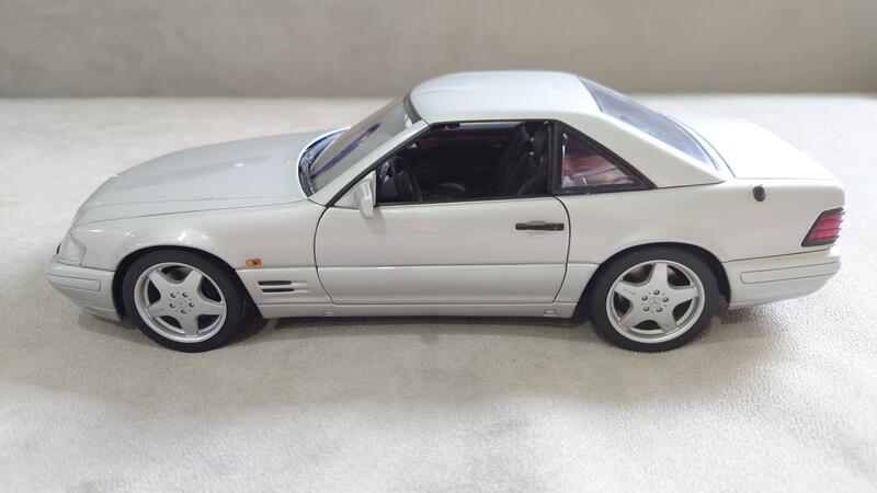 絕版 Autoart Millennium 1/18 MERCEDES-BENZ SL600 (R129 ) V12 銀 | 露天市集 | 全 ...