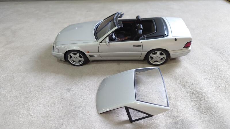 絕版 Autoart Millennium 1/18 MERCEDES-BENZ SL600 (R129 ) V12 銀 | 露天市集 | 全 ...